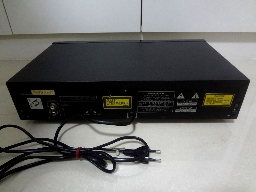 Pioneer CD Player PD-206, Audio, Other Audio Equipment on Carousell