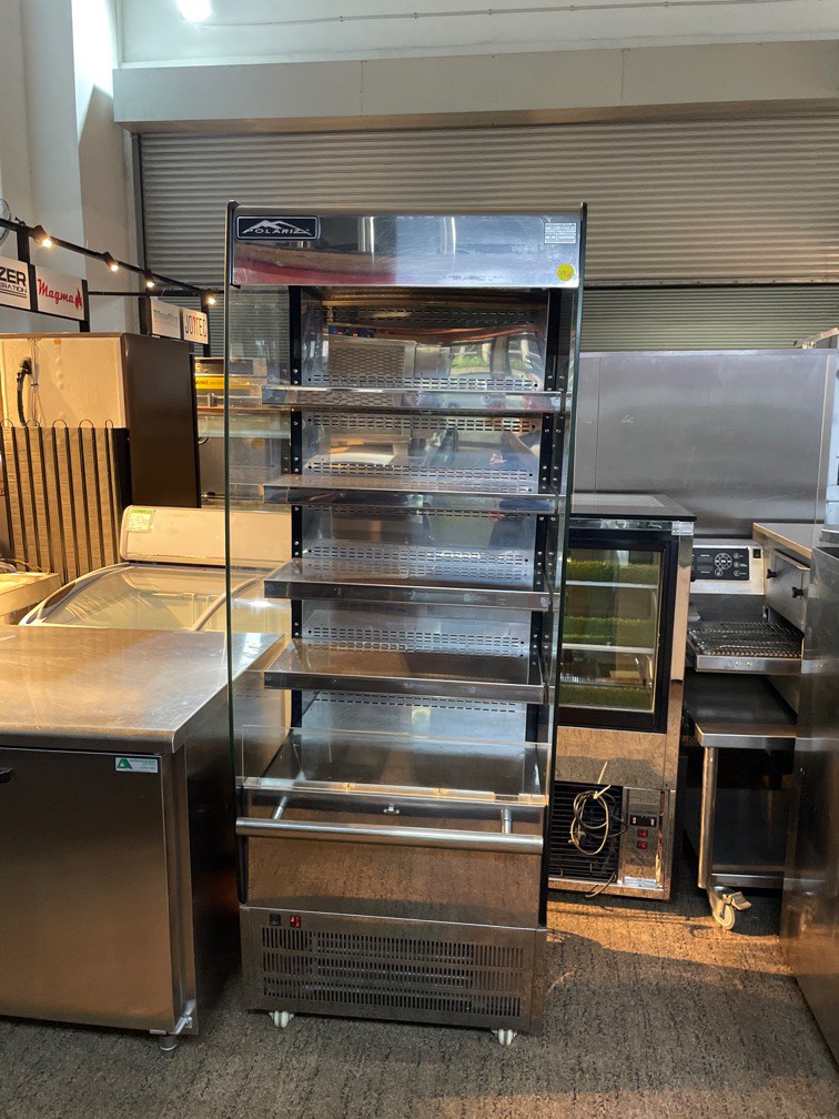 Polariz open display chiller / drink display chiller / open showcase ...