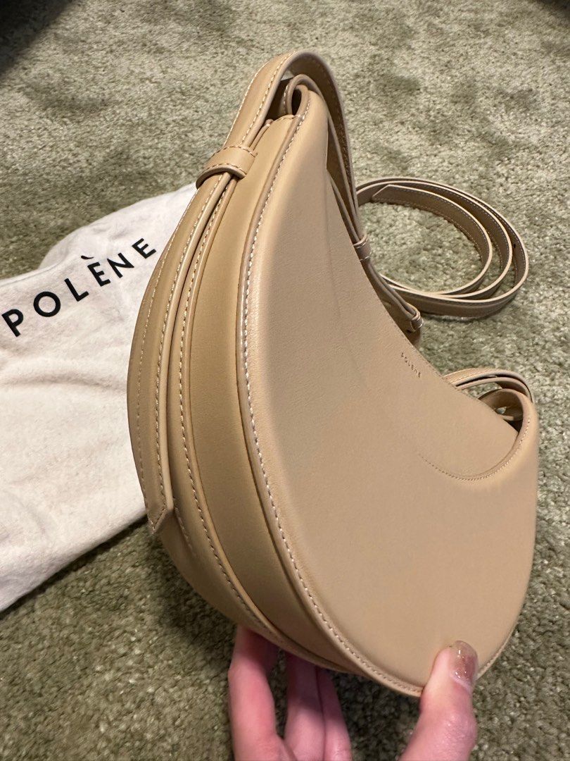 Polene numero dix half moon bag, 名牌, 手袋及銀包 - Carousell