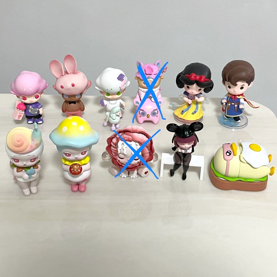 Popmart Dimoo, Bunny, Disney Princess Han, Coolrainlabo, Duckoo ...