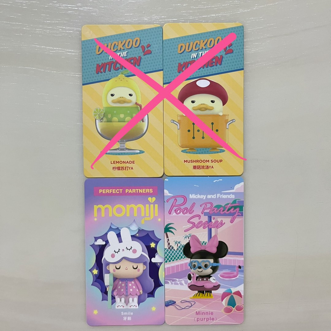 Popmart Momiji Perfect Partners, Mickey and Friends Pool Party, Hobbies ...