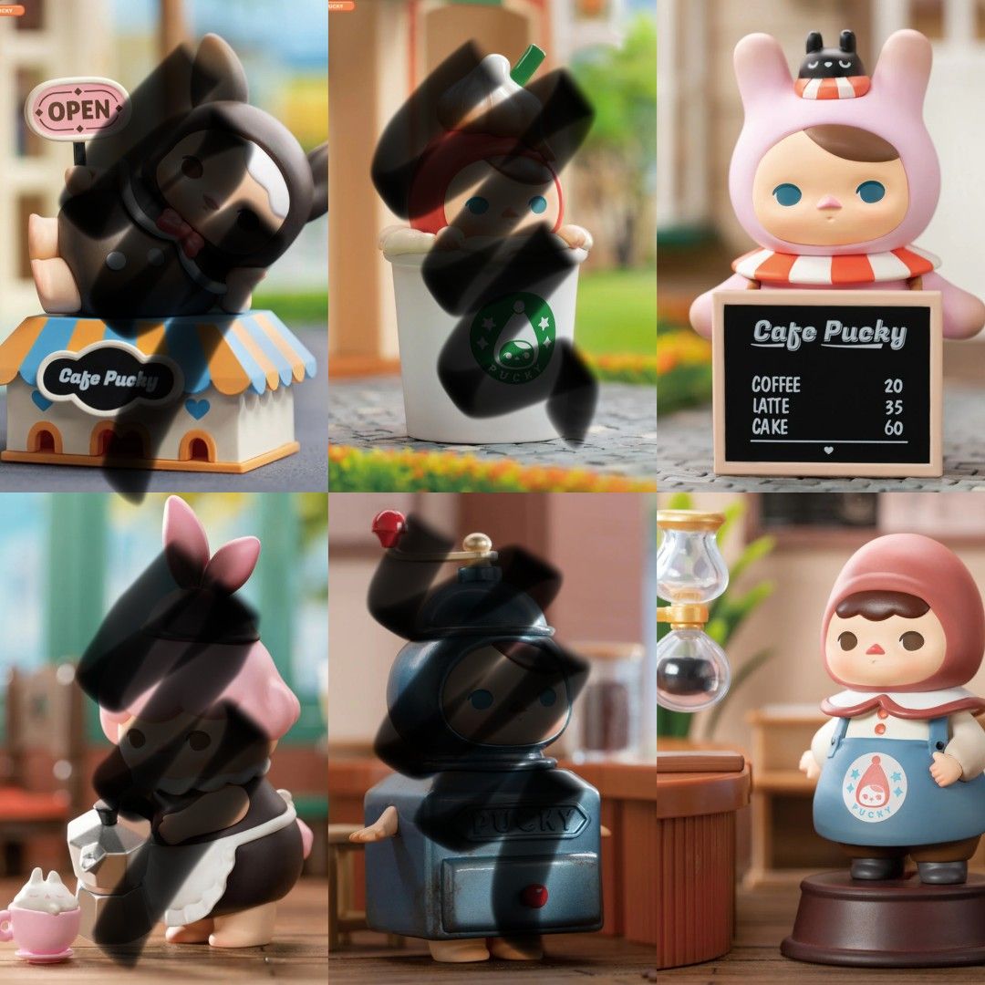 Popmart Pucky Rabbit cafe, Hobbies & Toys, Toys & Games on Carousell