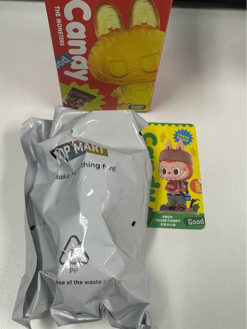 POPMART THE MONSTERS CANDY FRUIT FILLED CANDY & RAINBOW CANDY, Hobbies ...