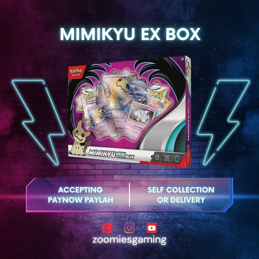 [PO]Pokemon Mimikyu Ex Box, Hobbies & Toys, Toys & Games on Carousell