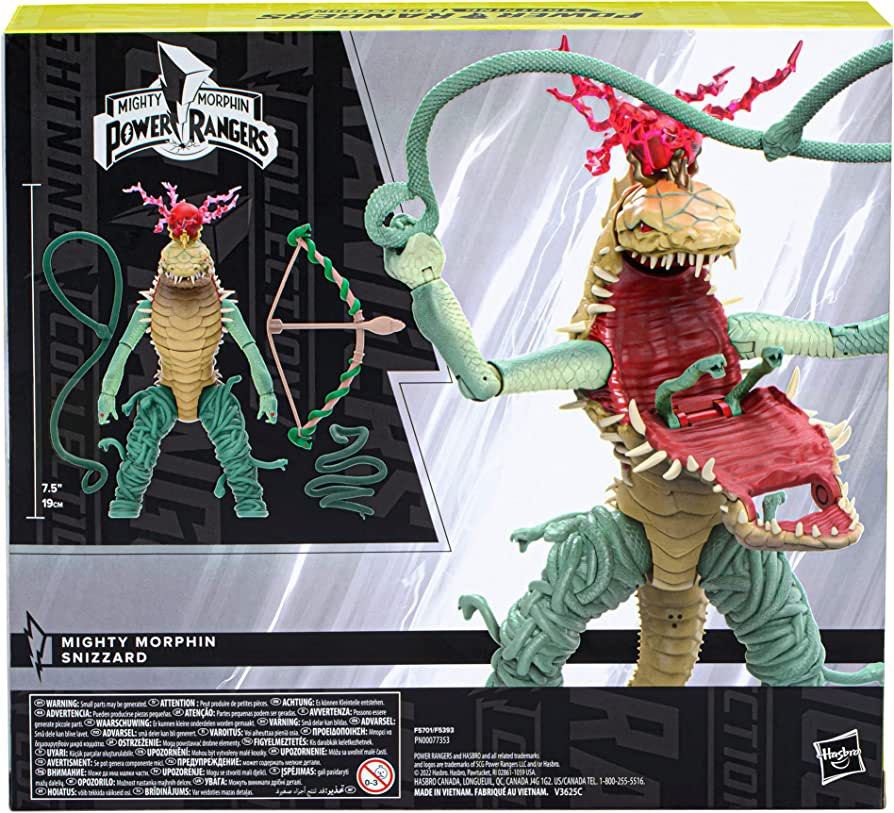 Power Rangers Lightning Collection Mighty Morphin Snizzard Action ...