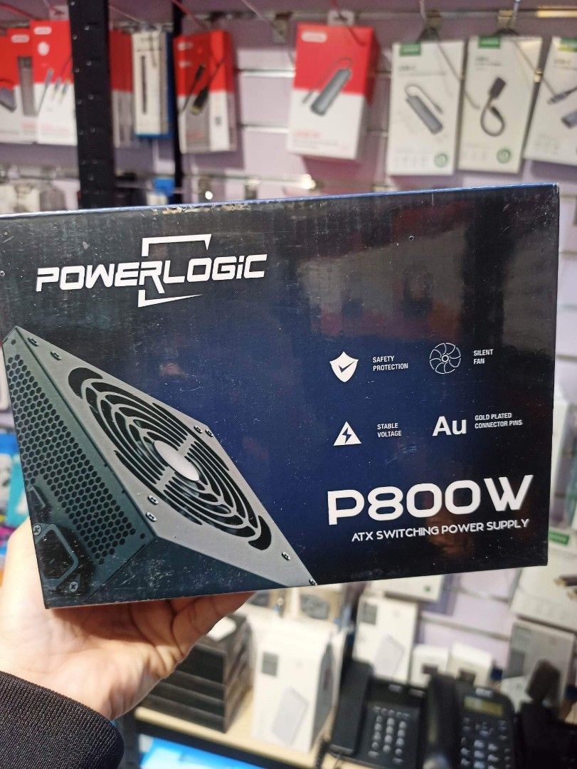 Powerlogic ATX-800w 20+4 Pin Switching Power Supply PSU, Computers & Tech, Parts & Accessories ...