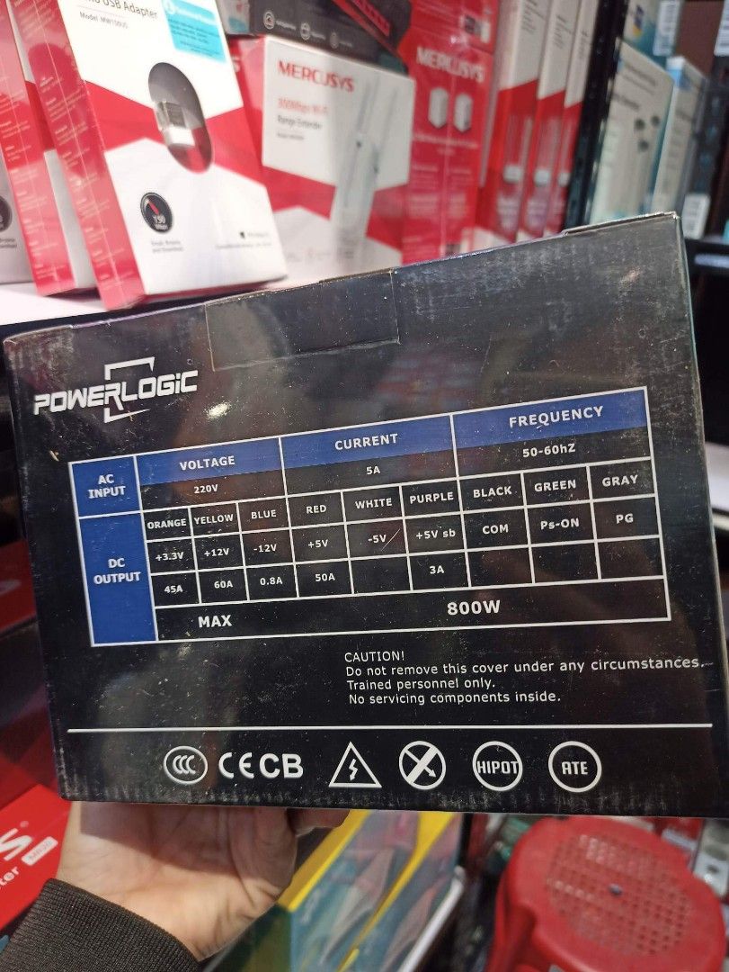 Powerlogic ATX-800w 20+4 Pin Switching Power Supply PSU, Computers ...