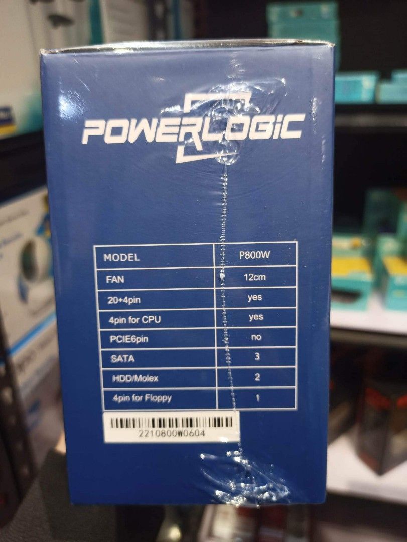 Powerlogic ATX-800w 20+4 Pin Switching Power Supply PSU, Computers & Tech, Parts & Accessories ...