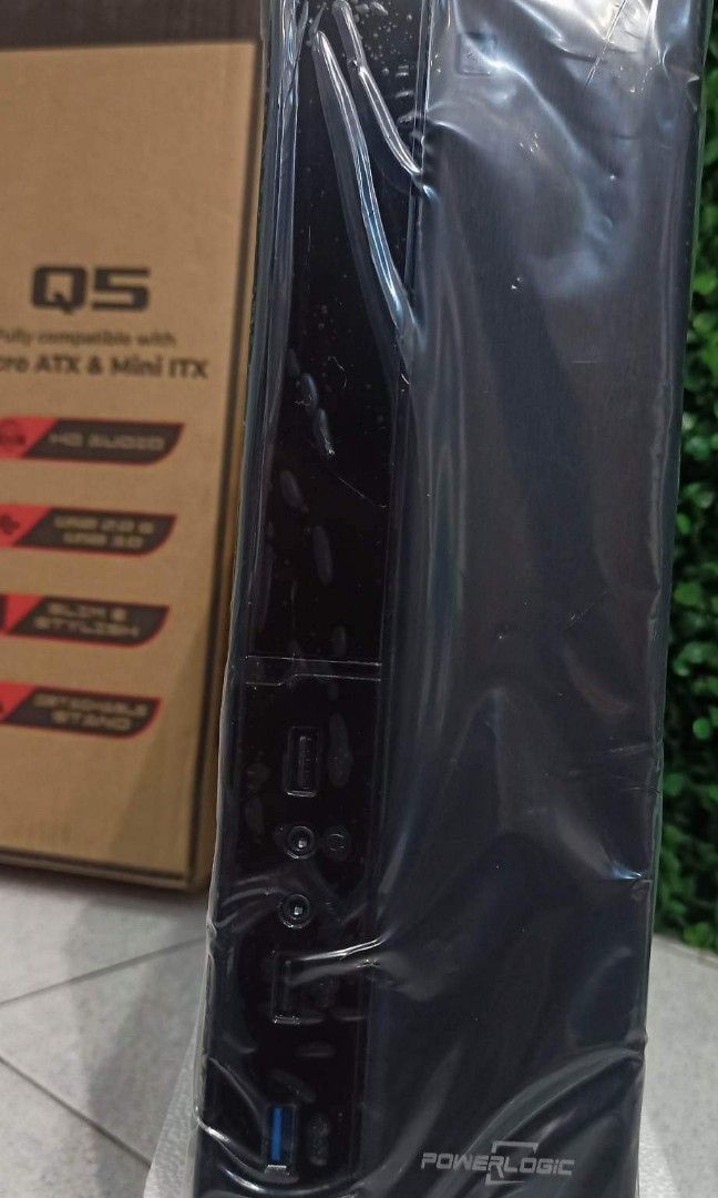 Powerlogic Q5 Slim Mini-Micro ATX PC Desktop Case with 600w PSU ...