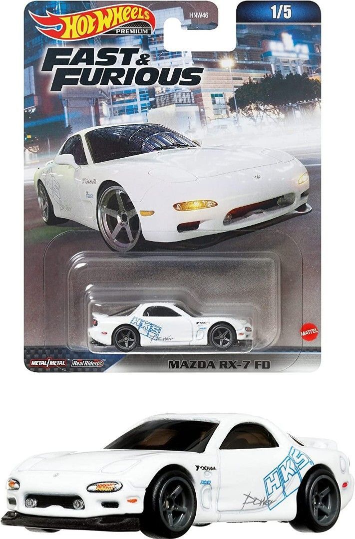 Hot Wheels Mazda RX-7 Fast and Furious HKS, Hobbies & Toys, Toys ...