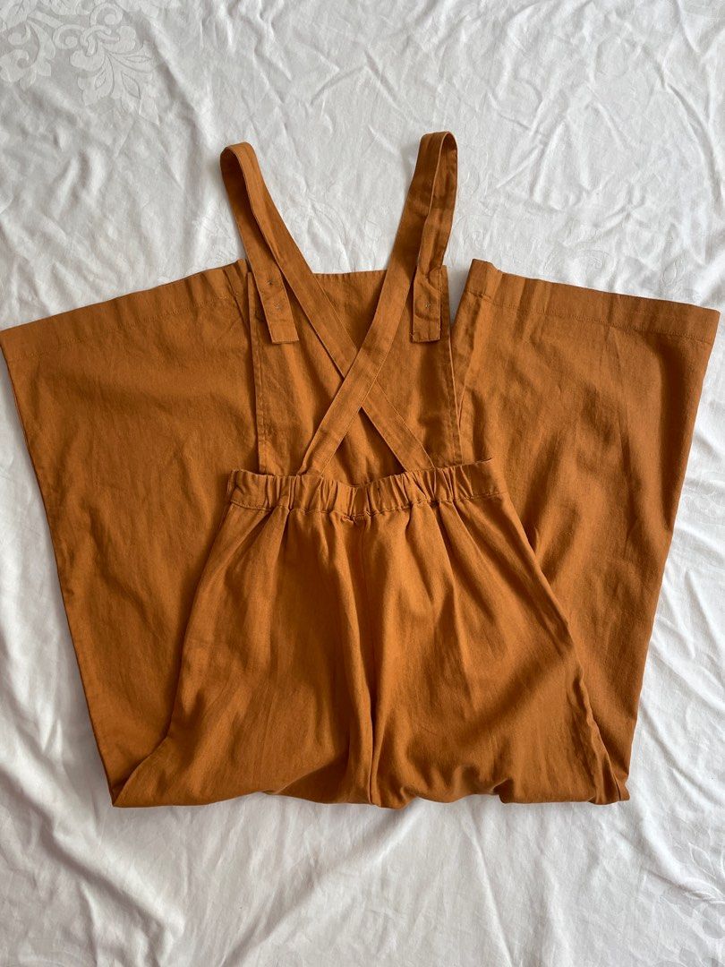 Princess Highway Katie Overalls (Gold Yellow), Women's Fashion, Dresses ...