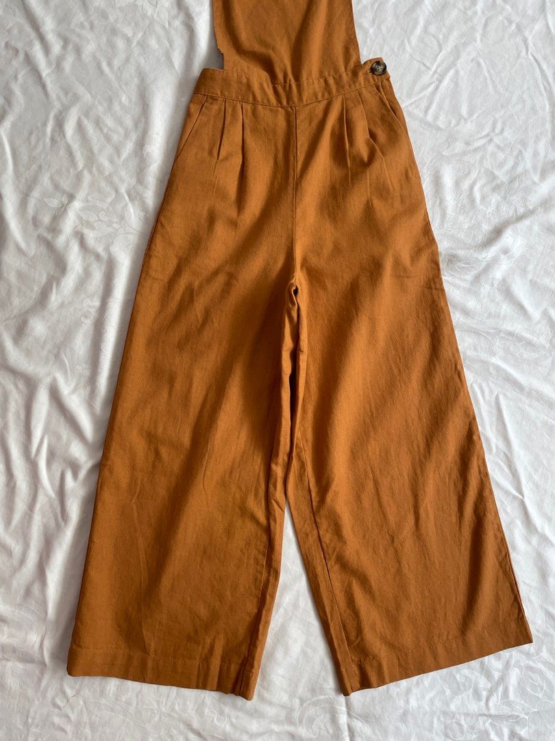 Princess Highway Katie Overalls (Gold Yellow), Women's Fashion, Dresses ...