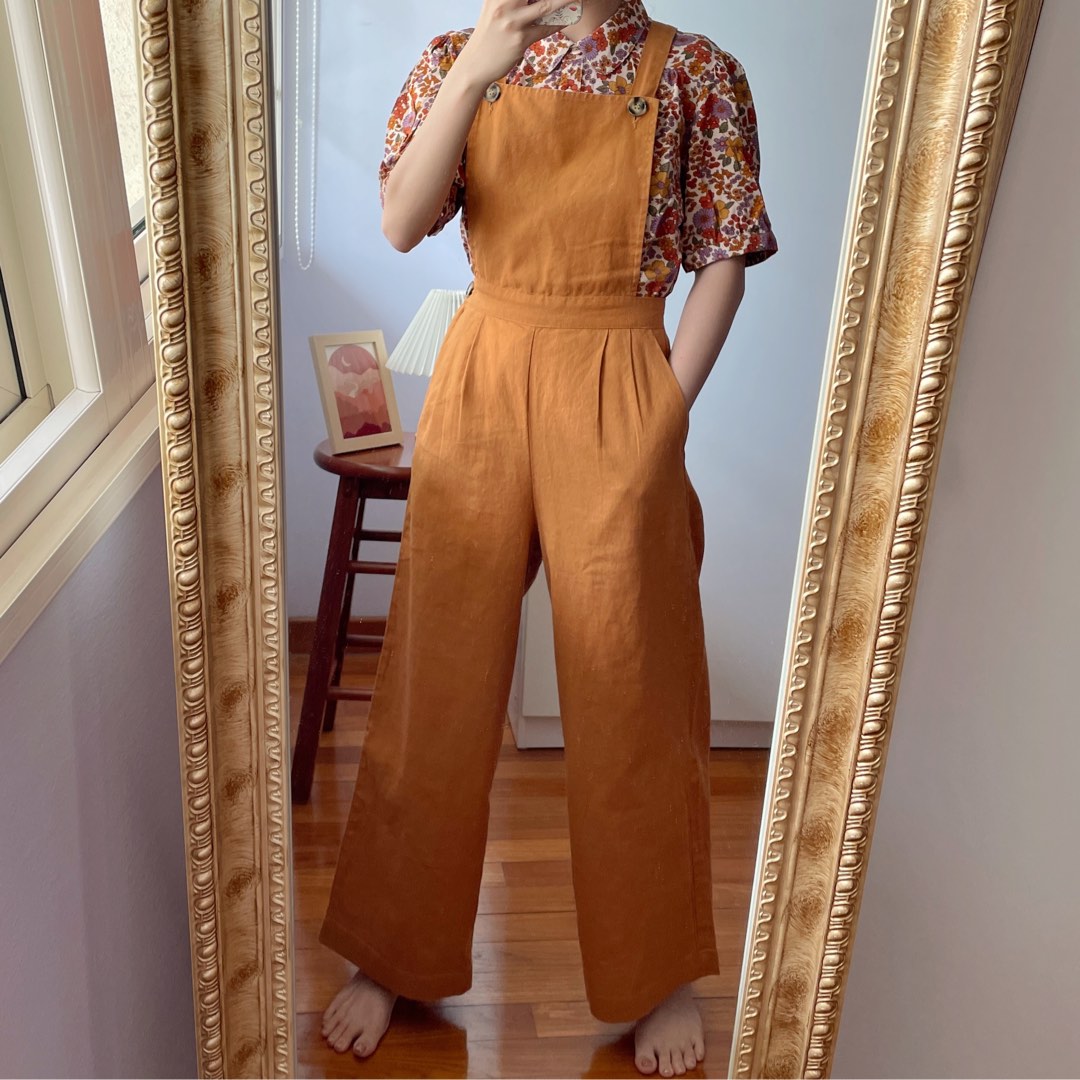 Princess Highway Katie Overalls (Gold Yellow), Women's Fashion, Dresses ...