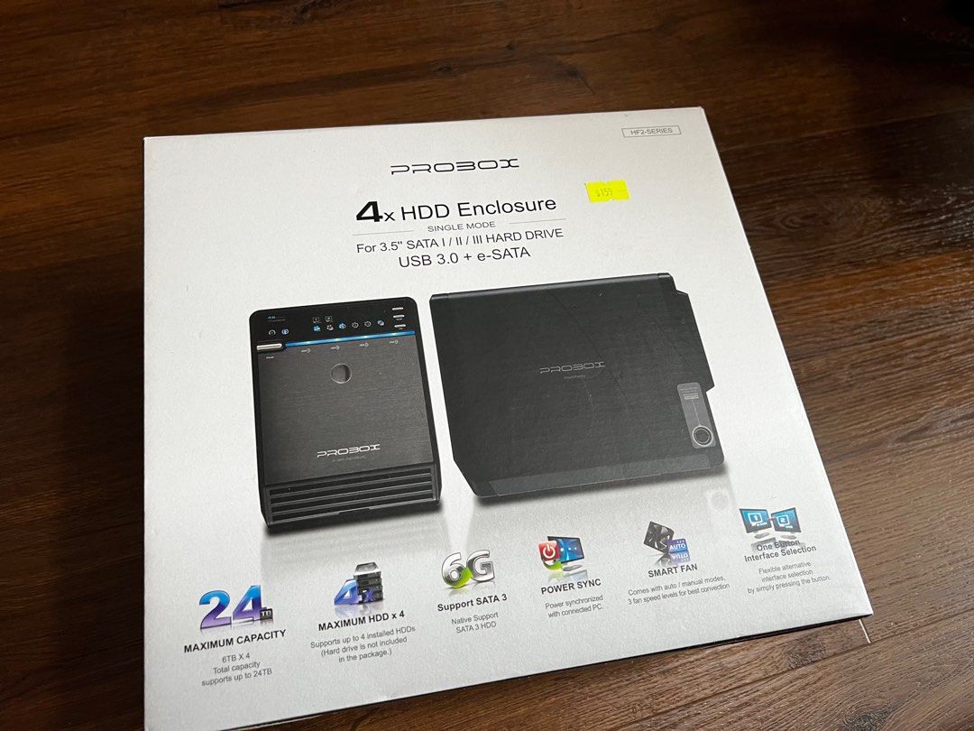 Probox 4 Bay HDD Enclosure, Computers & Tech, Parts & Accessories ...