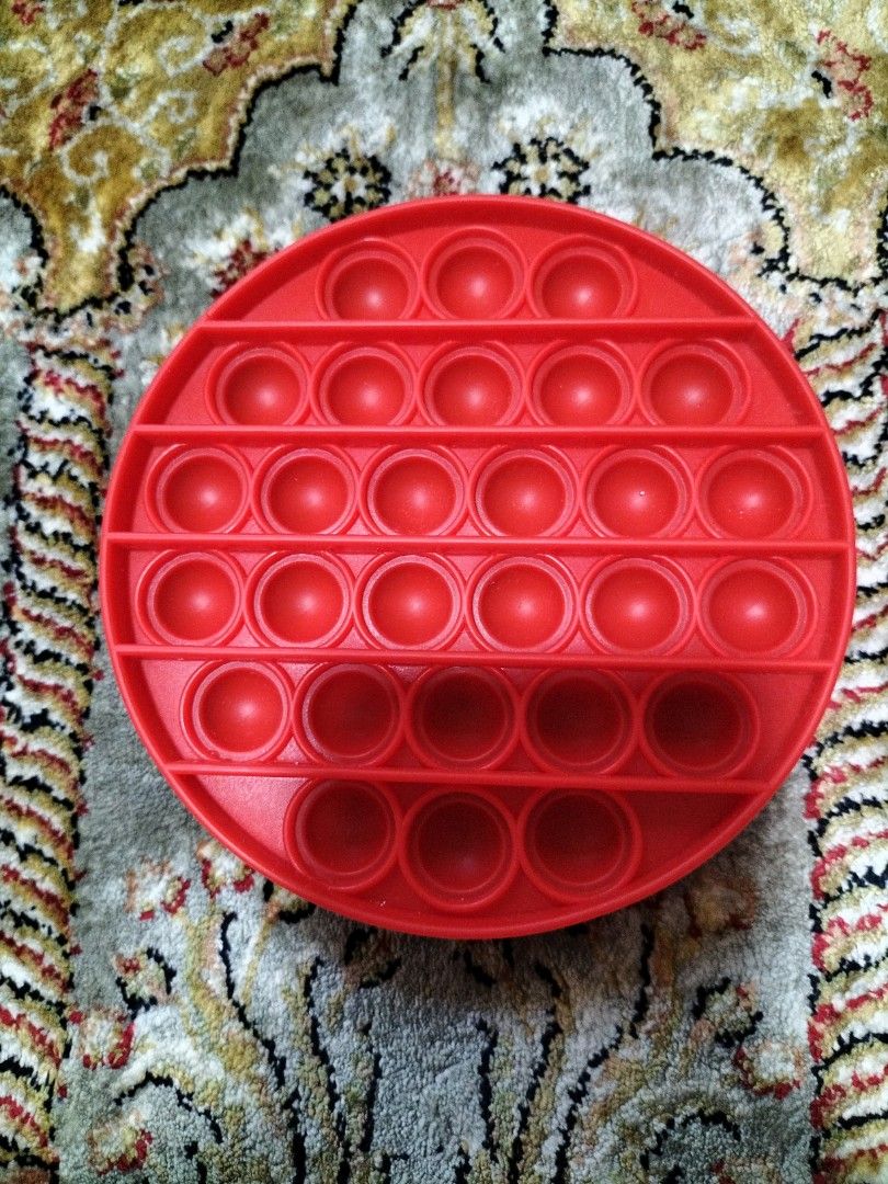 Red Pop it, Hobbies & Toys, Toys & Games on Carousell