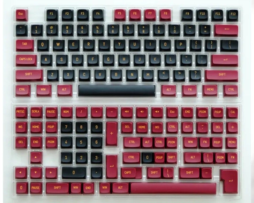 Red Samurai Keycaps (150 keys), Video Gaming, Gaming Accessories, Cases ...