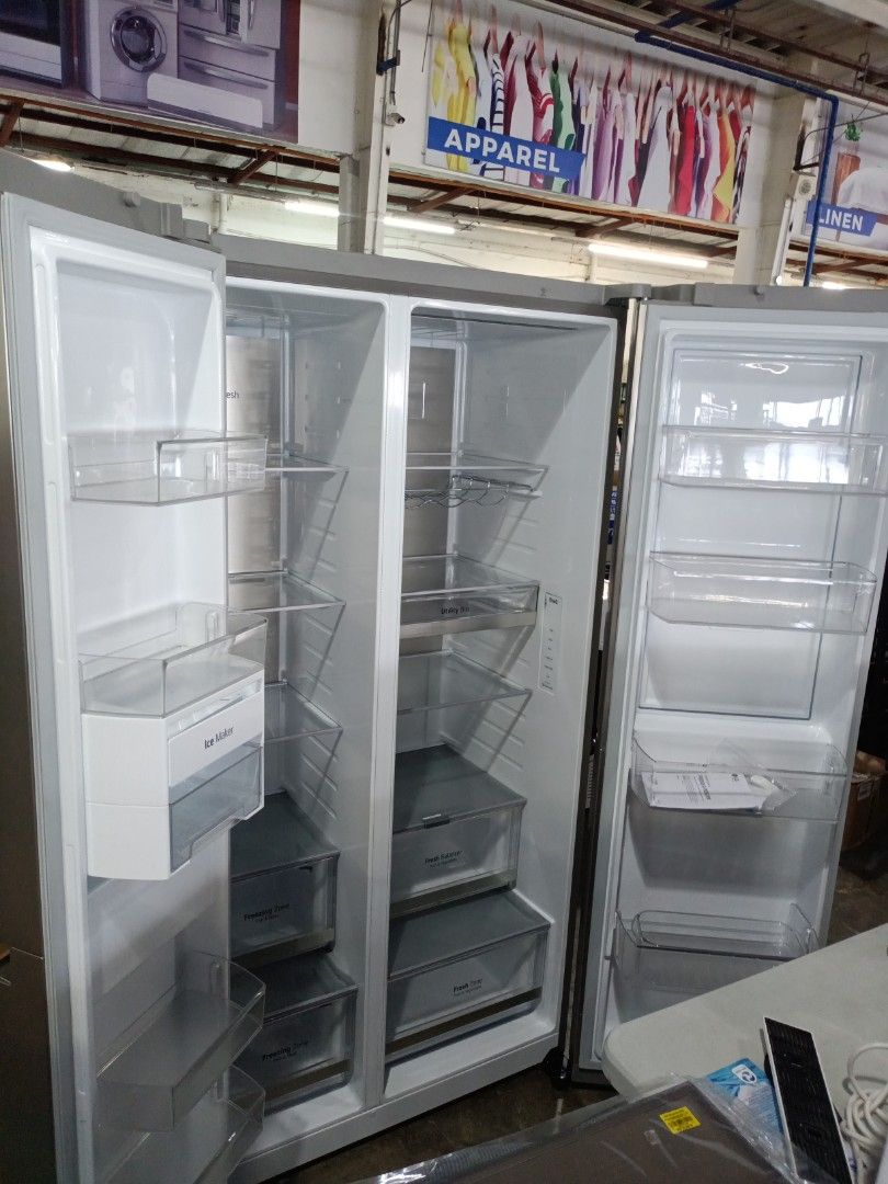 Refrigerator 2 door side by side dent RVS M245NS 24.5 CU FT LG, TV ...