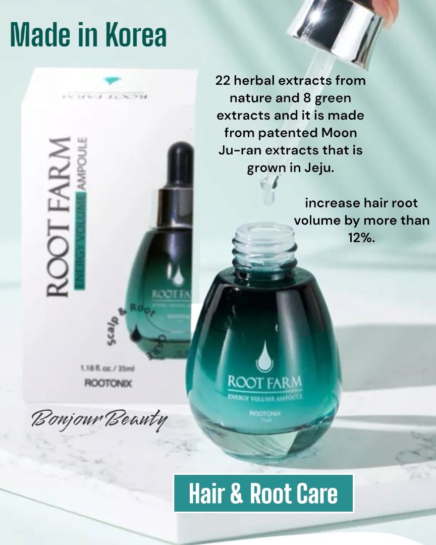 Rootonix Shampoo + Treatment + Root Booster Tonic (made in Korea ...