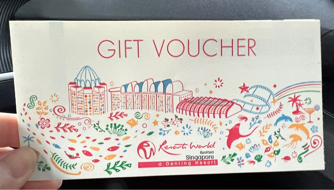 Rws Resorts World Sentosa $25 x2 gift vouchers nt ntuc fairprice ...