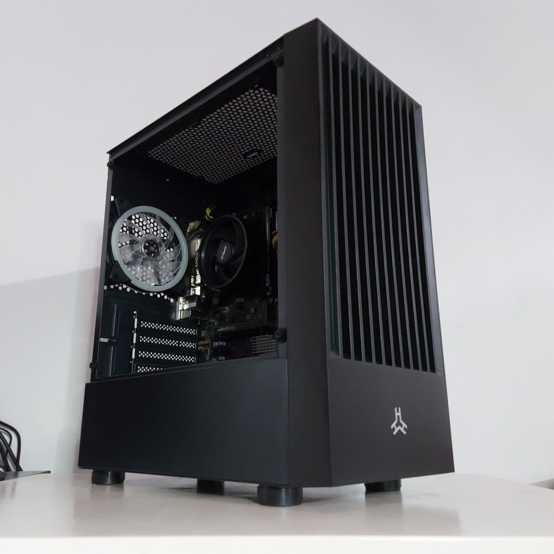 Ryzen PC Build/ Thermaltake 500W 80+ PSU/ Hyper X Fury 8GB RAM/ 256GB T ...