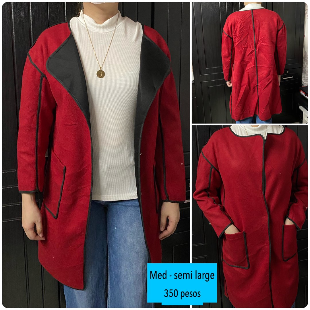 Sale wool coats (350 each na lang) set 4, Women's Fashion, Coats ...