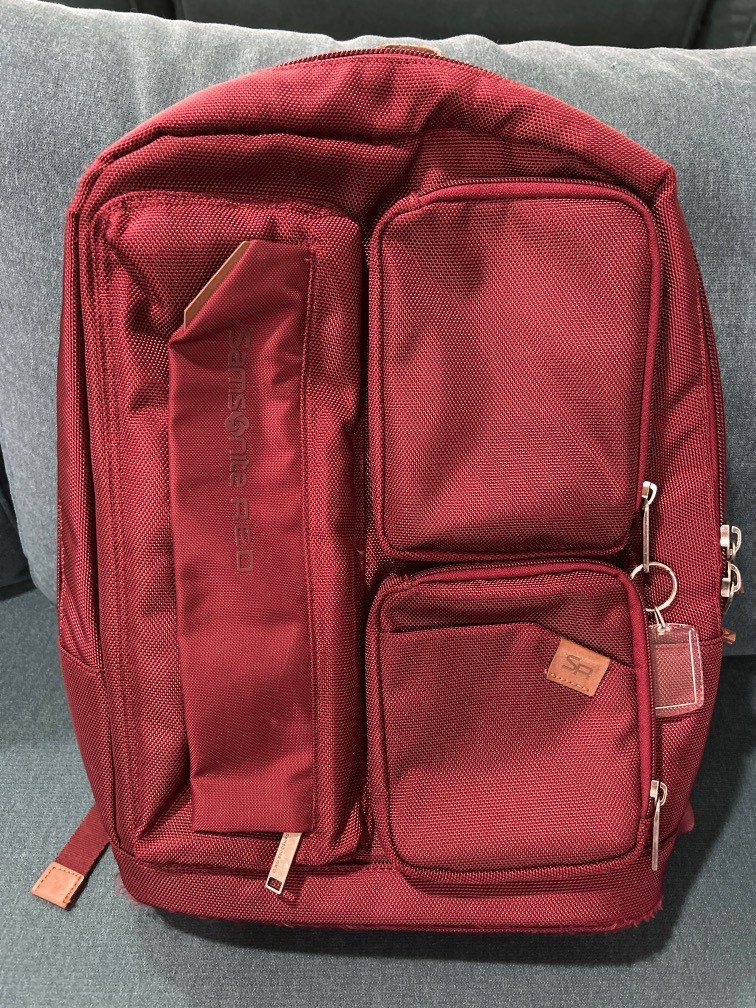 Samsonite Red Laptop Backpack, Women's Fashion, Bags & Wallets ...
