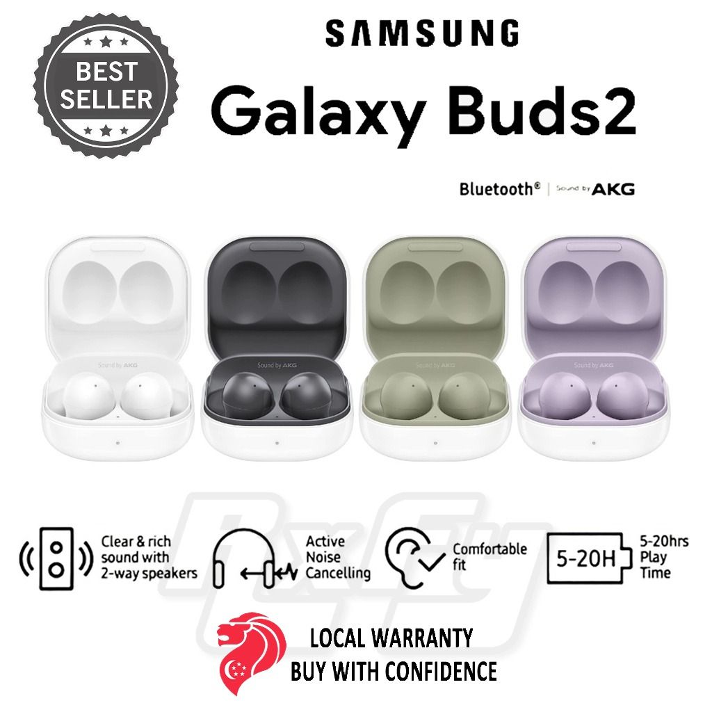 Samsung Galaxy Buds 2 earphone earbuds ANC TWS | Active Noise ...