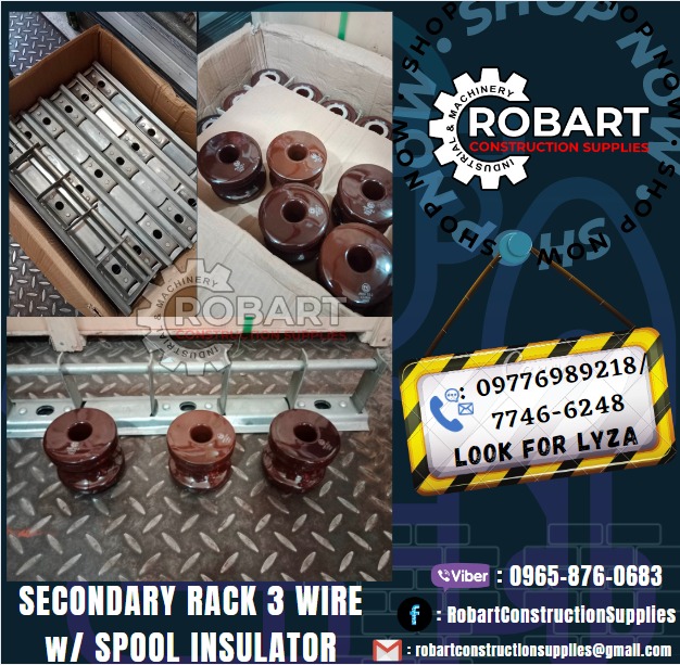 Secondary Rack 3 Wire with Spool Insulator, Commercial & Industrial ...
