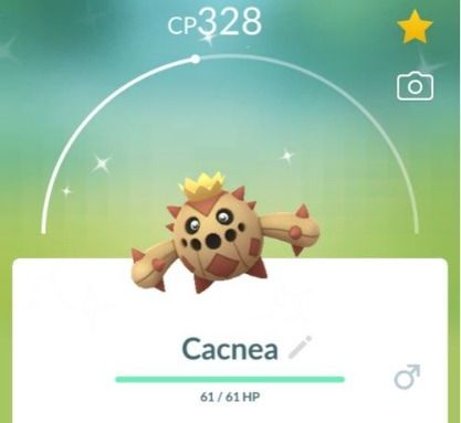 SHINY CACNEA Pokemon Go, Video Gaming, Video Games, Others on Carousell