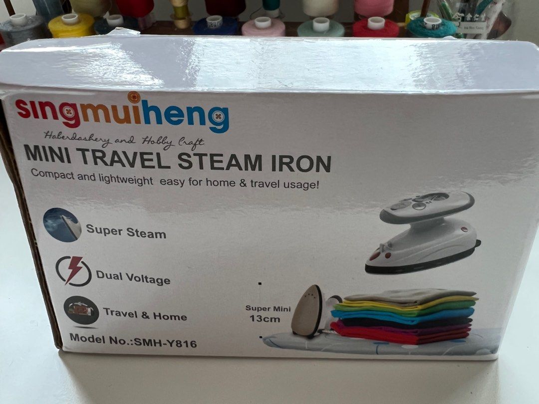 Sing Mui Heng Mini Steam Iron, Hobbies & Toys, Stationery & Craft ...