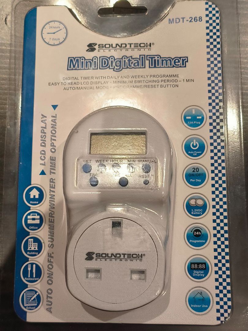 Soundtech Mini Digital Timer, TV & Home Appliances, Electrical ...