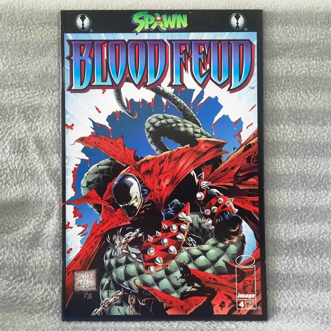 Spawn: Blood Feud 4/4 (Complete Set) Image Comics (Alan Moore, Tony Daniel, Kevin Conrad ...