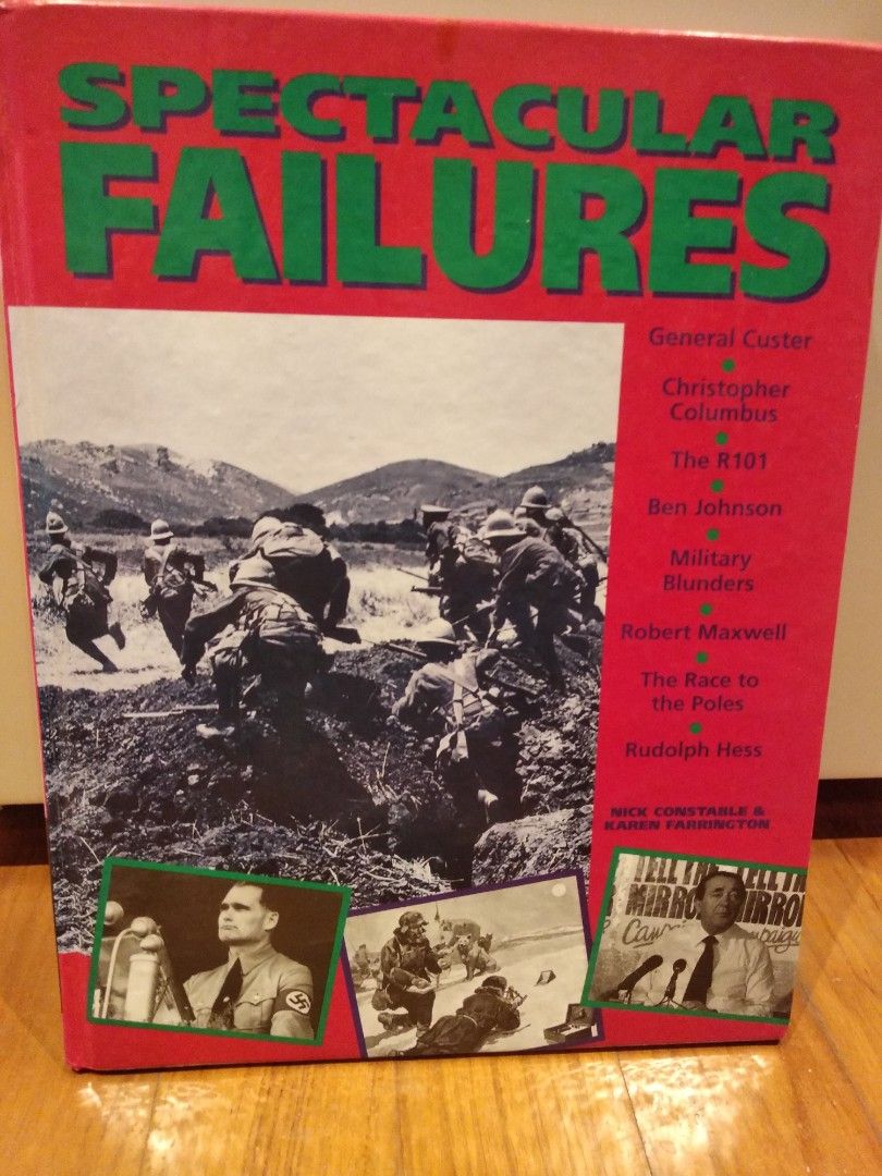 Spectacular Failure hardcover book, Hobbies & Toys, Books & Magazines ...