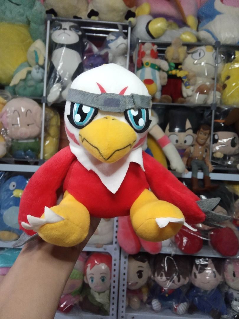 Squeaky Hammer Hawkmon Veemon Digimon Anime Plush Toy (Banpresto) on ...