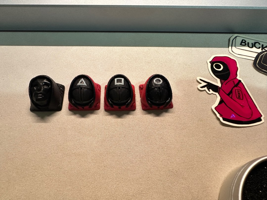Squid Game Artisan Keycaps, Computers & Tech, Parts & Accessories ...
