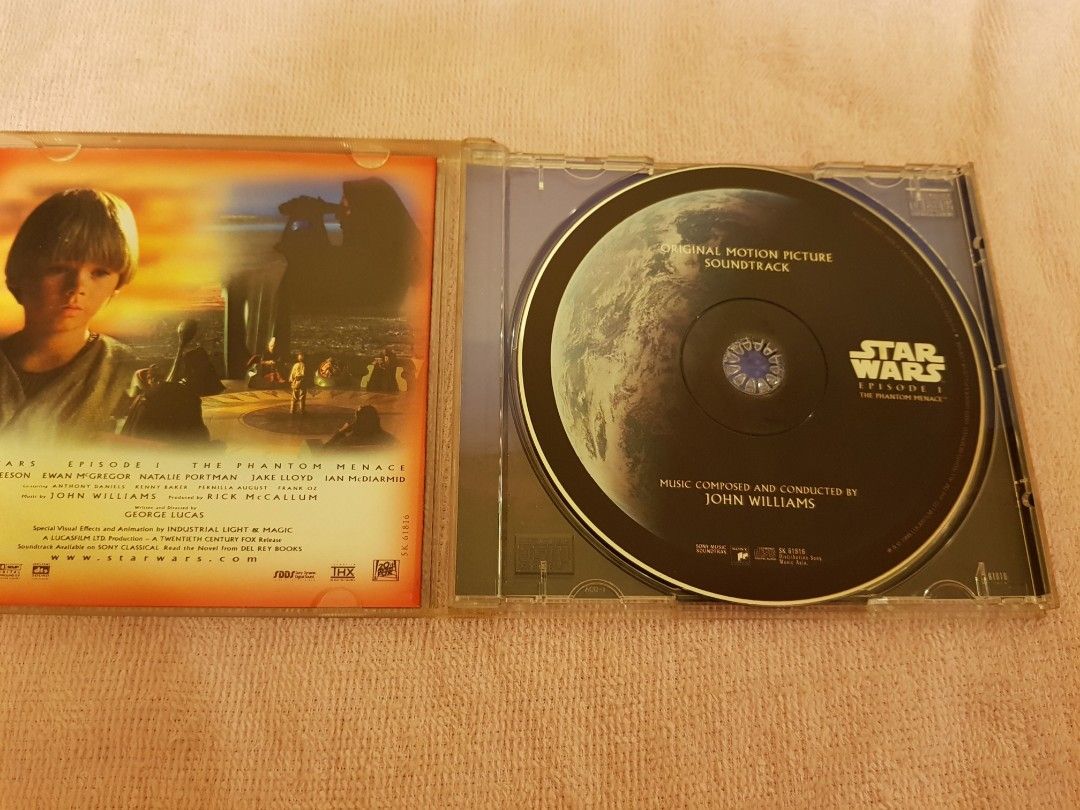 Star Wars Beginning Episode I The Phantom Menace (CD Made By Sony ...