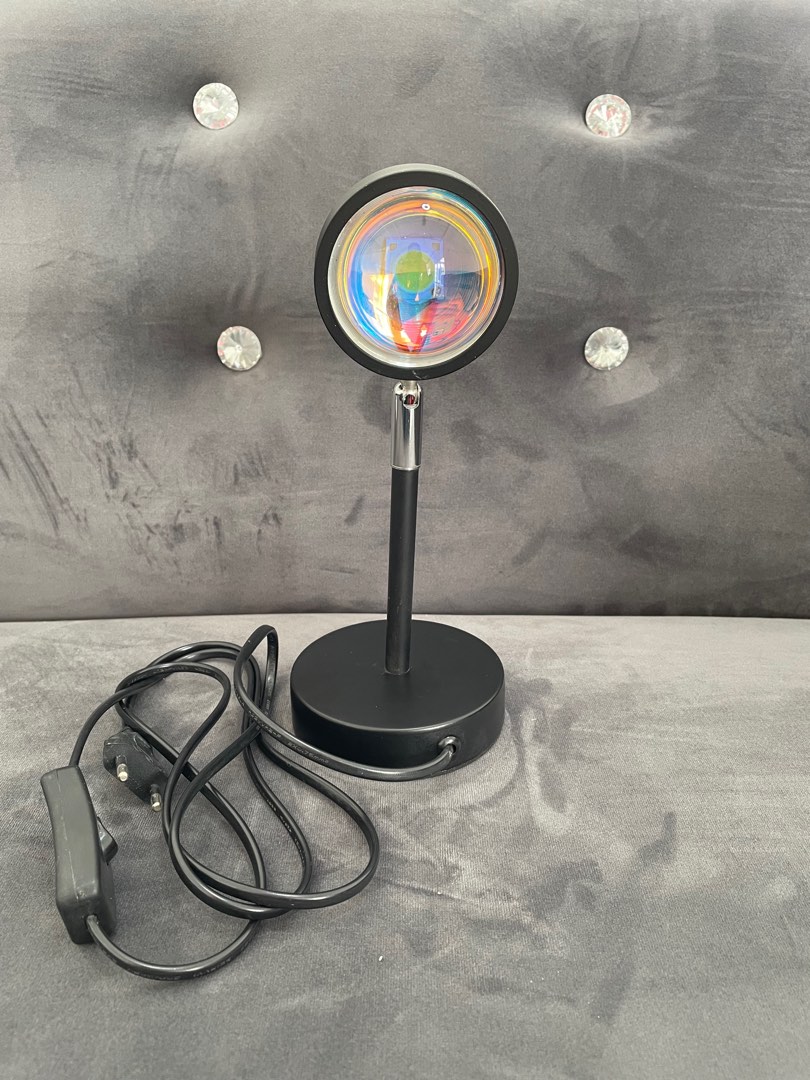 Sunset Lamp Projector LED Rainbow, Furniture & Home Living, Lighting ...