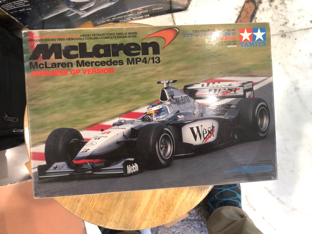 Tamiya 1/20 F1 McLaren MP4/13 Japan gp kit, 興趣及遊戲, 玩具 & 遊戲類 - Carousell