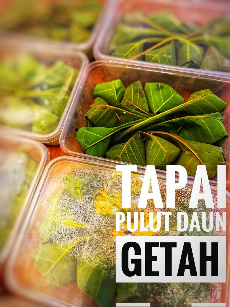 Tapai Pulut Daun Getah, Food & Drinks, Local Eats on Carousell