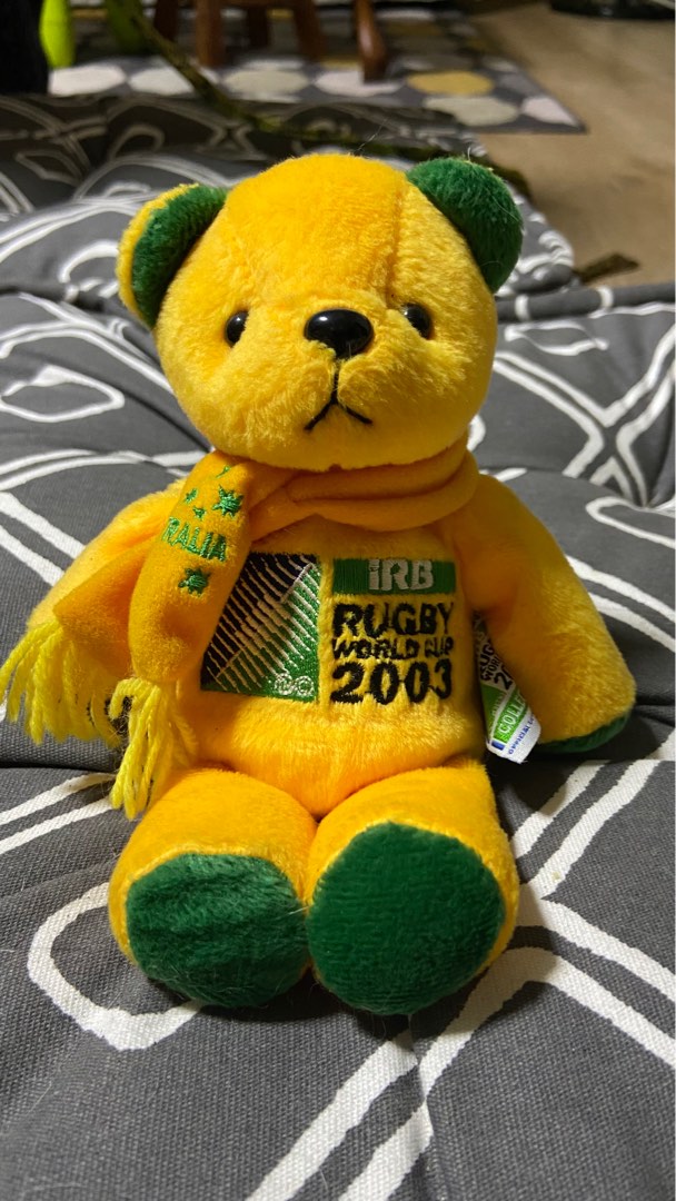 Teddy Bear - Rugby, Hobbies & Toys, Toys & Games on Carousell