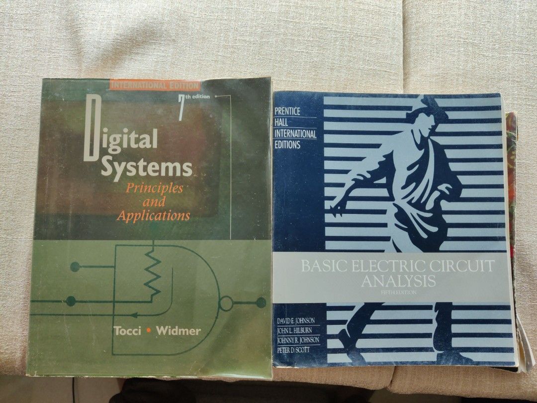 Textbooks for Digital Systems and Basic Electric Circuit Analysis, Hobbies & Toys, Books ...
