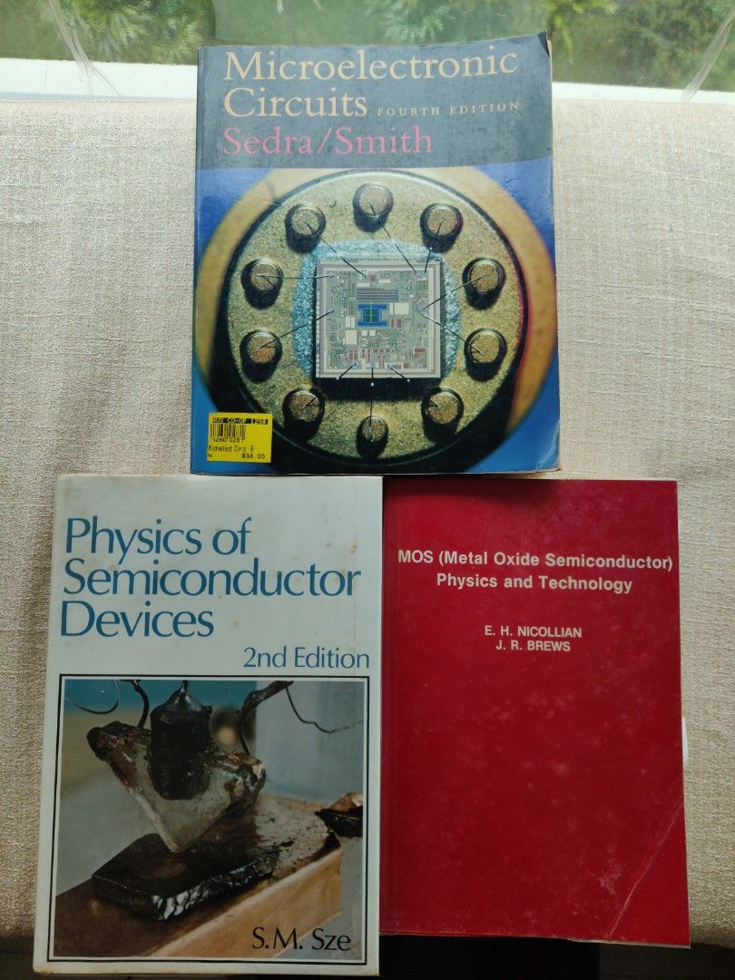 Textbooks for Microelectronics Circuit, Physics of Semiconductor ...
