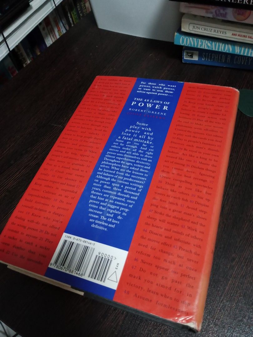 The 48 Laws of Power Robert Greene Joost Elfers HB, Hobbies & Toys ...