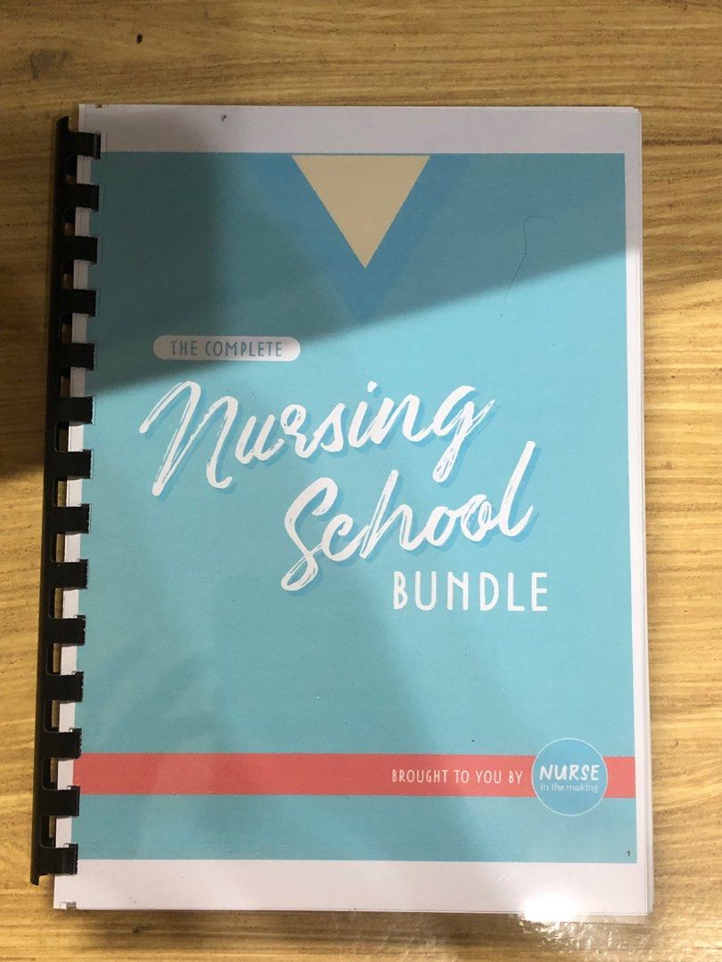 The Complete Nursing School Bundle, Hobbies & Toys, Books & Magazines ...