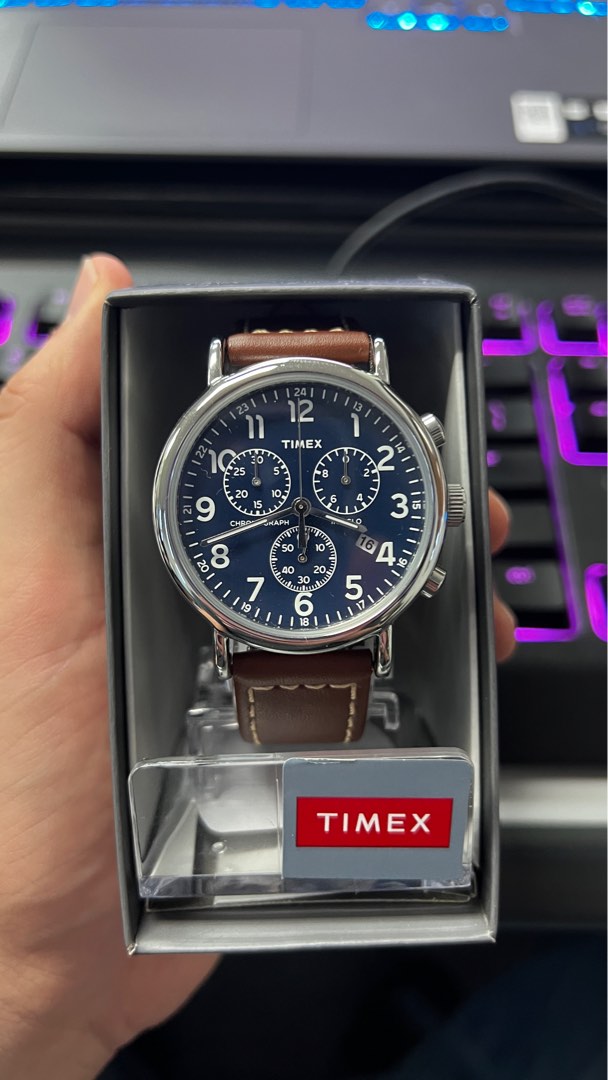 Timex Weekender Chronograph, Men's Fashion, Watches & Accessories ...