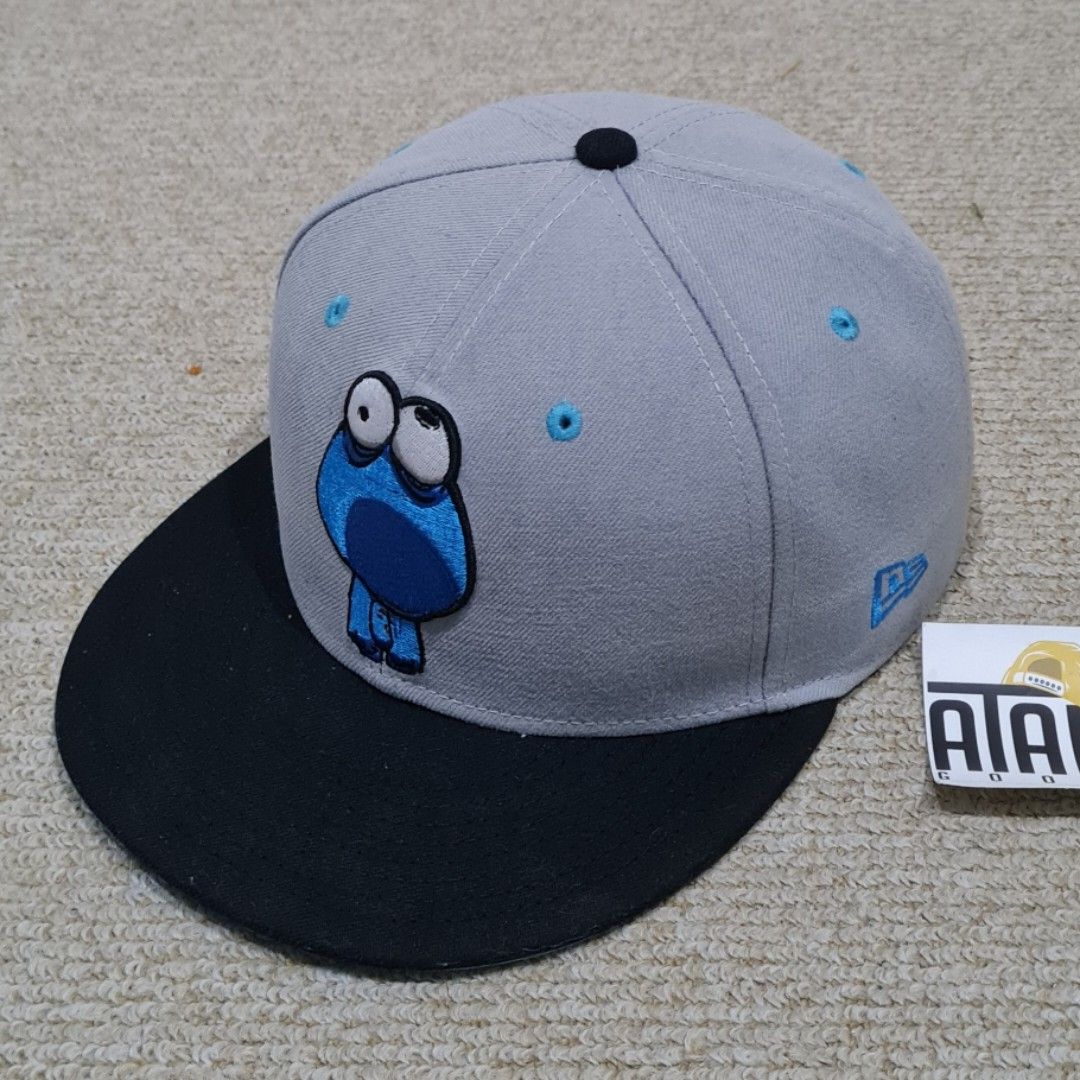 Topi NEW ERA X SESAME STREET Cookie Monster Zombie, Fesyen Pria ...