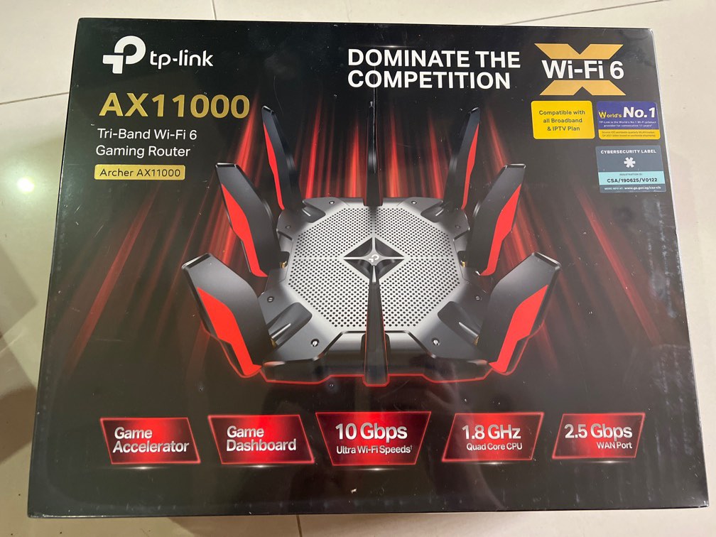 TP-link Arched AX11000 router Wifi 6, Computers & Tech, Parts ...