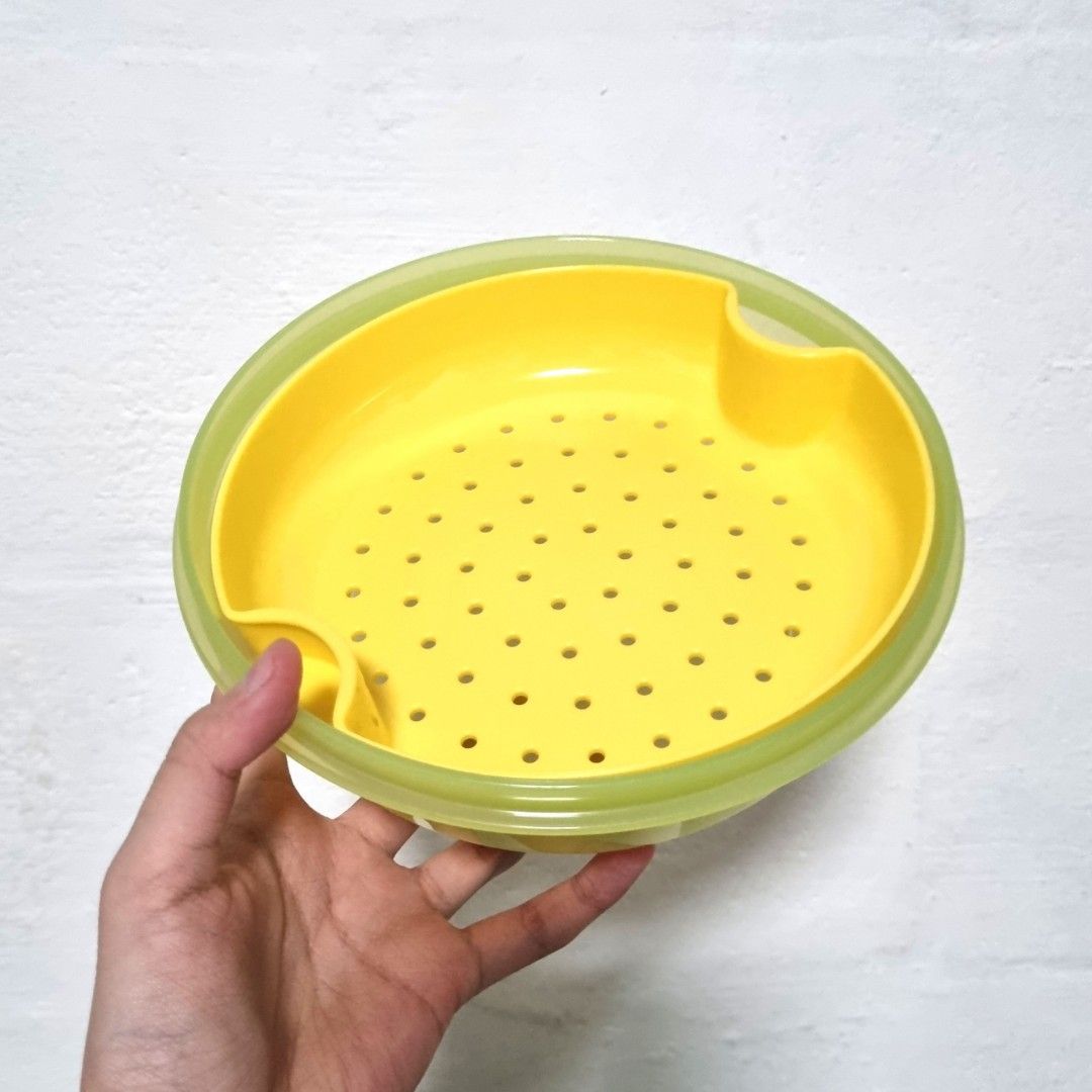 Tupperware 1L and 1.5L Modular Round Bowl Container with Noodle Holder ...