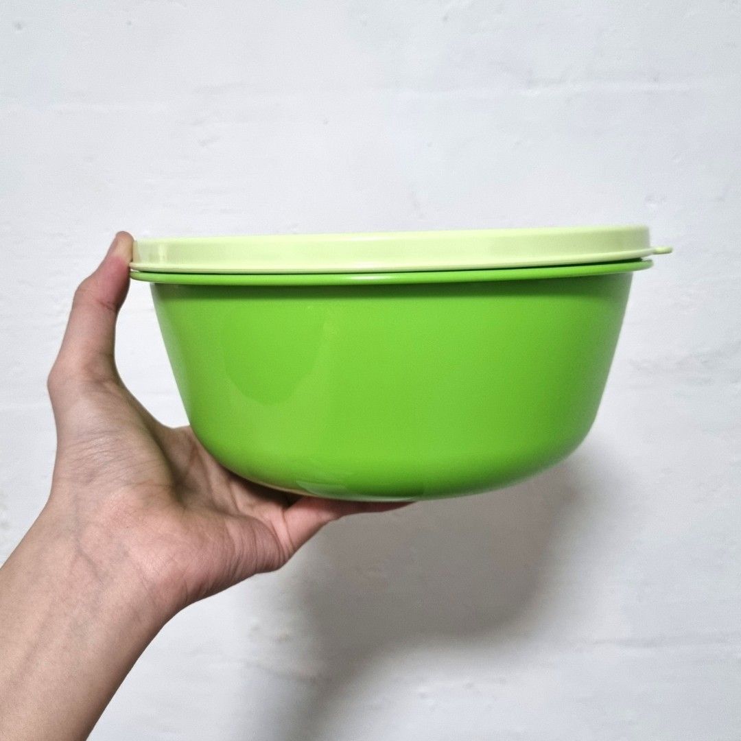 Tupperware 1L and 1.5L Modular Round Bowl Container with Noodle Holder ...