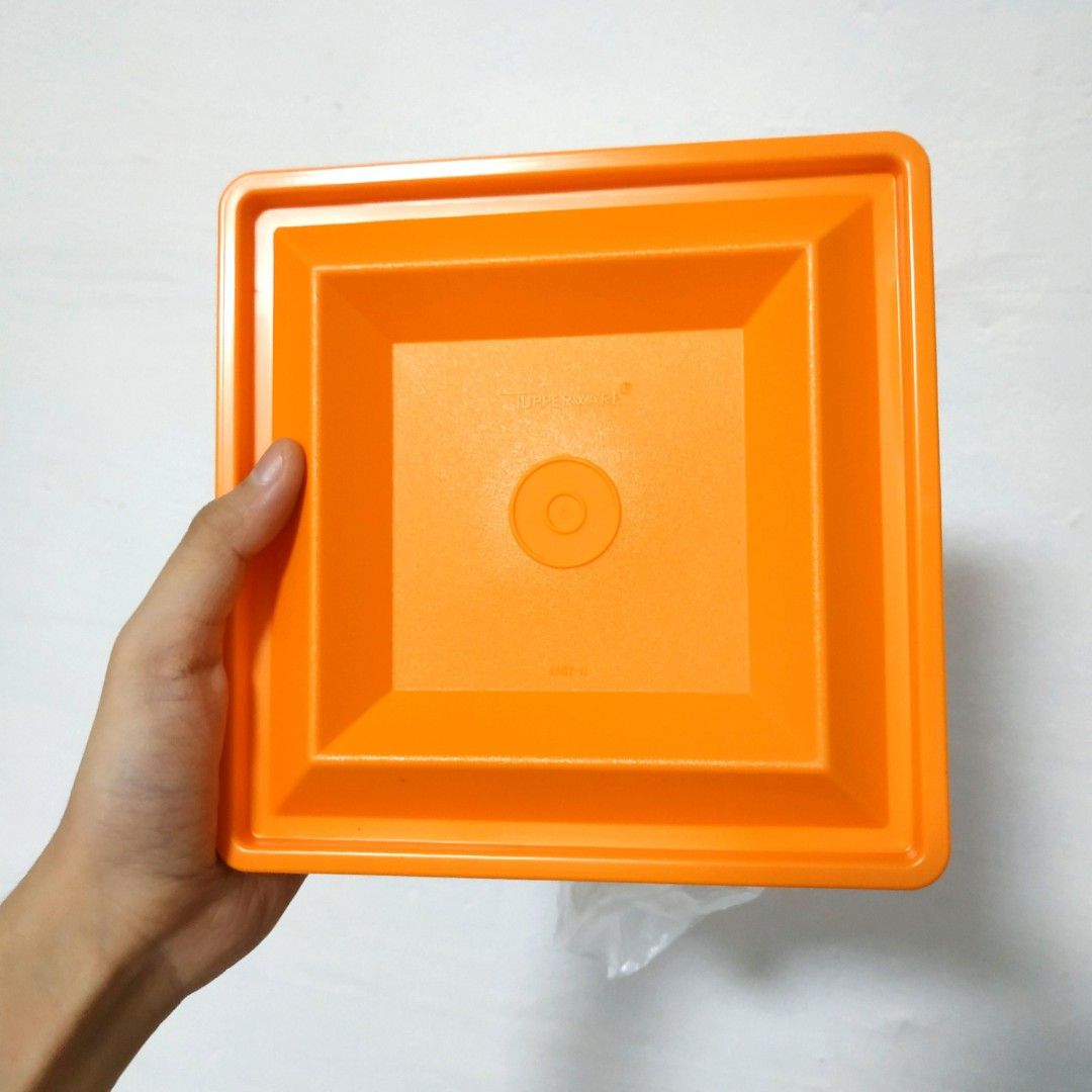 Tupperware 500 ml Elegant Get Together Square Clear Server Container ...